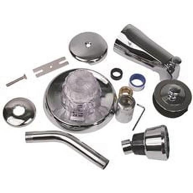 Mixet Tub/Shower Trim Kit Acrylic Handle Brushed Nickel - Walmart.com