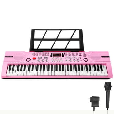 Casio LK-265 61-Key Lighted Portable Touch Sensitive Keyboard with Power Supply - Walmart.com