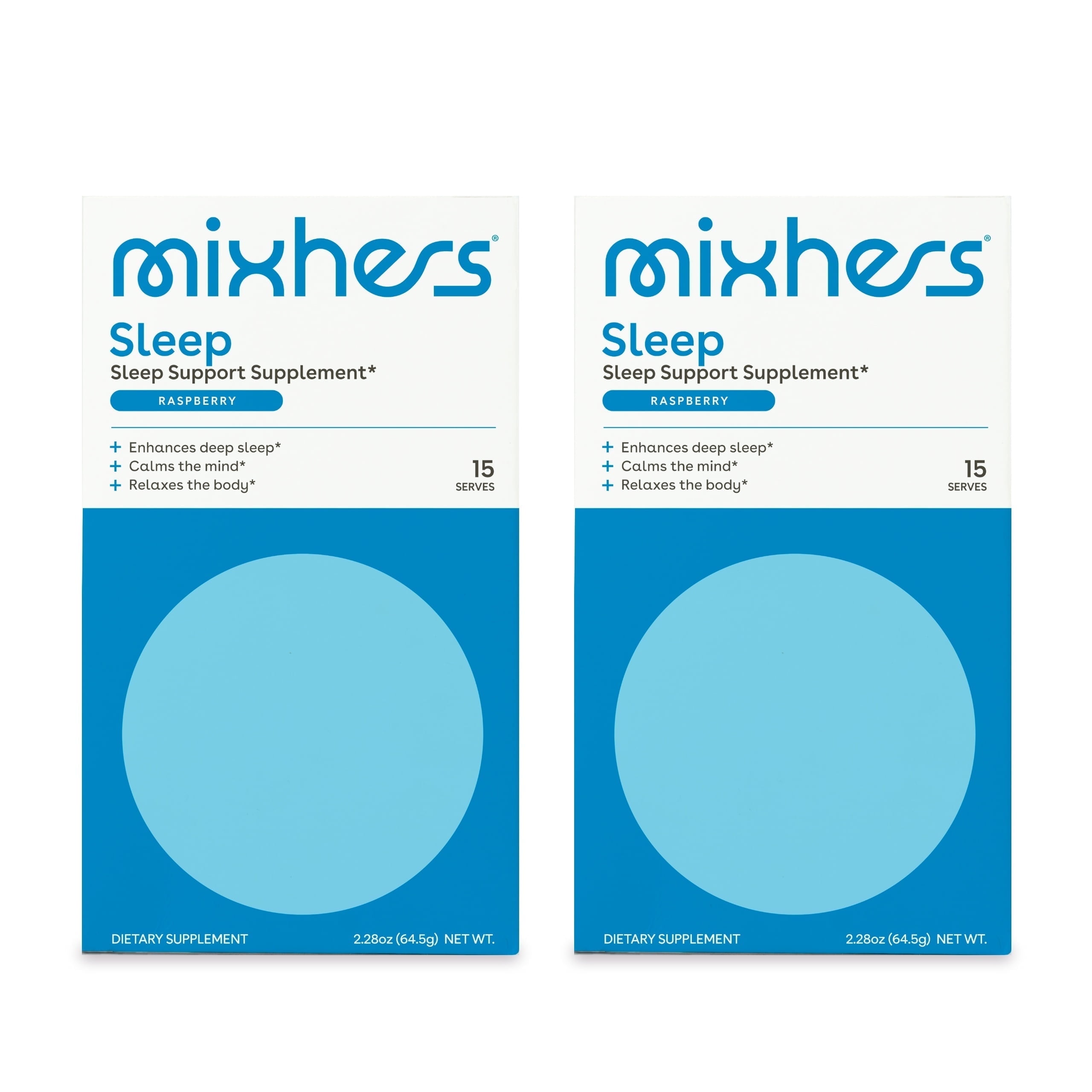 Mixhers Sleep Support Drink Mix - With Ashwagandha, Chamomile & Melatonin - 15 Packets - 0.15 oz ...