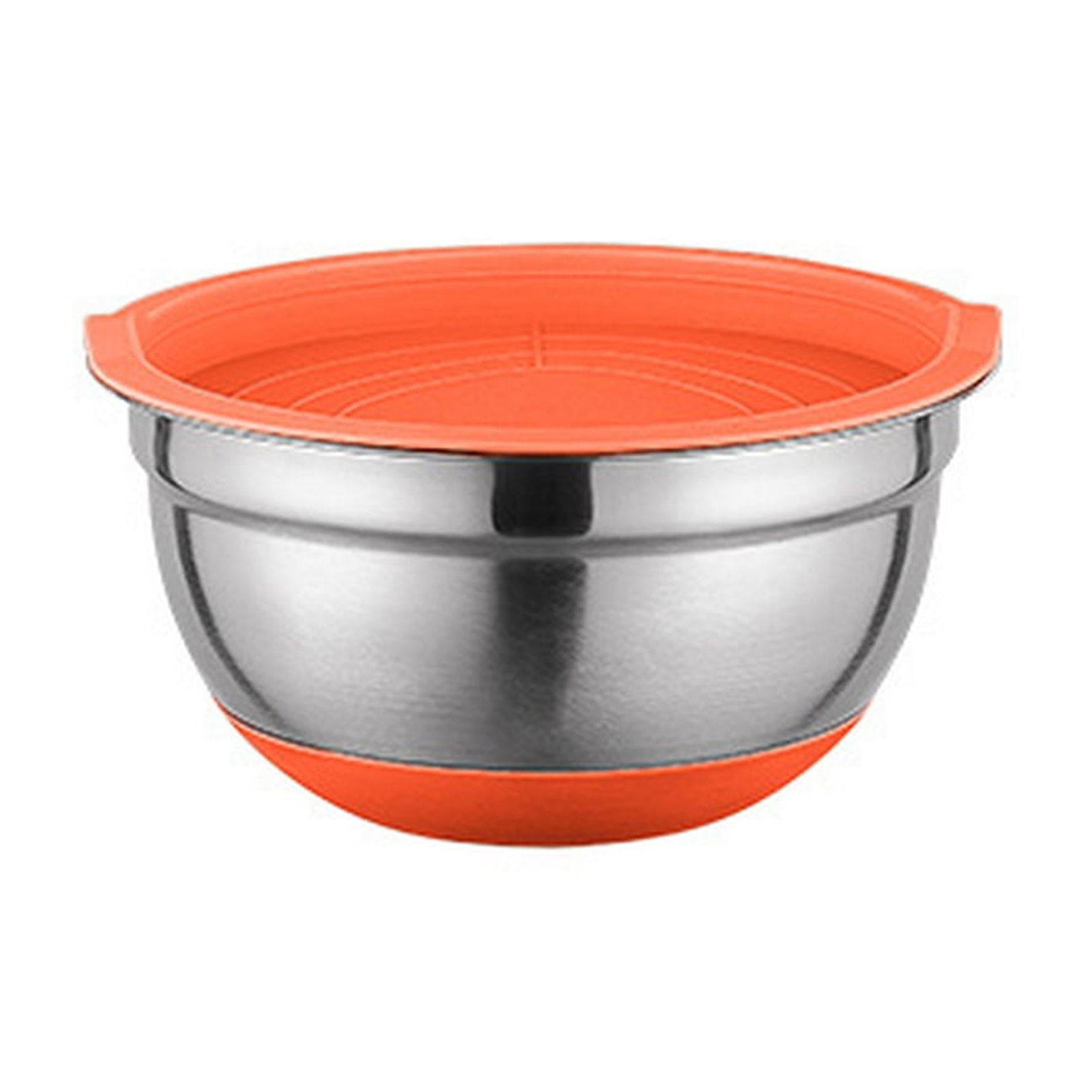 Mixing Bowl with Lid Set Large Capacity Non-Slip Bottom Polished ...