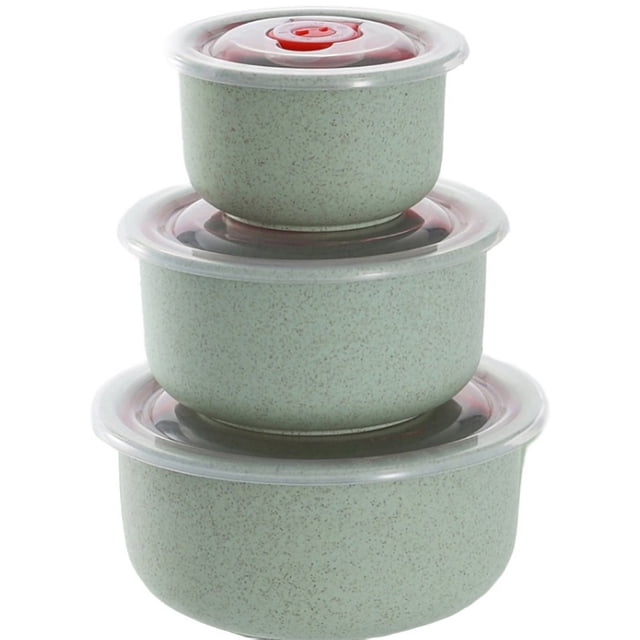 Microwave Safe, Stackable Mixing Bowls with Lids, Nesting Kitchen ...