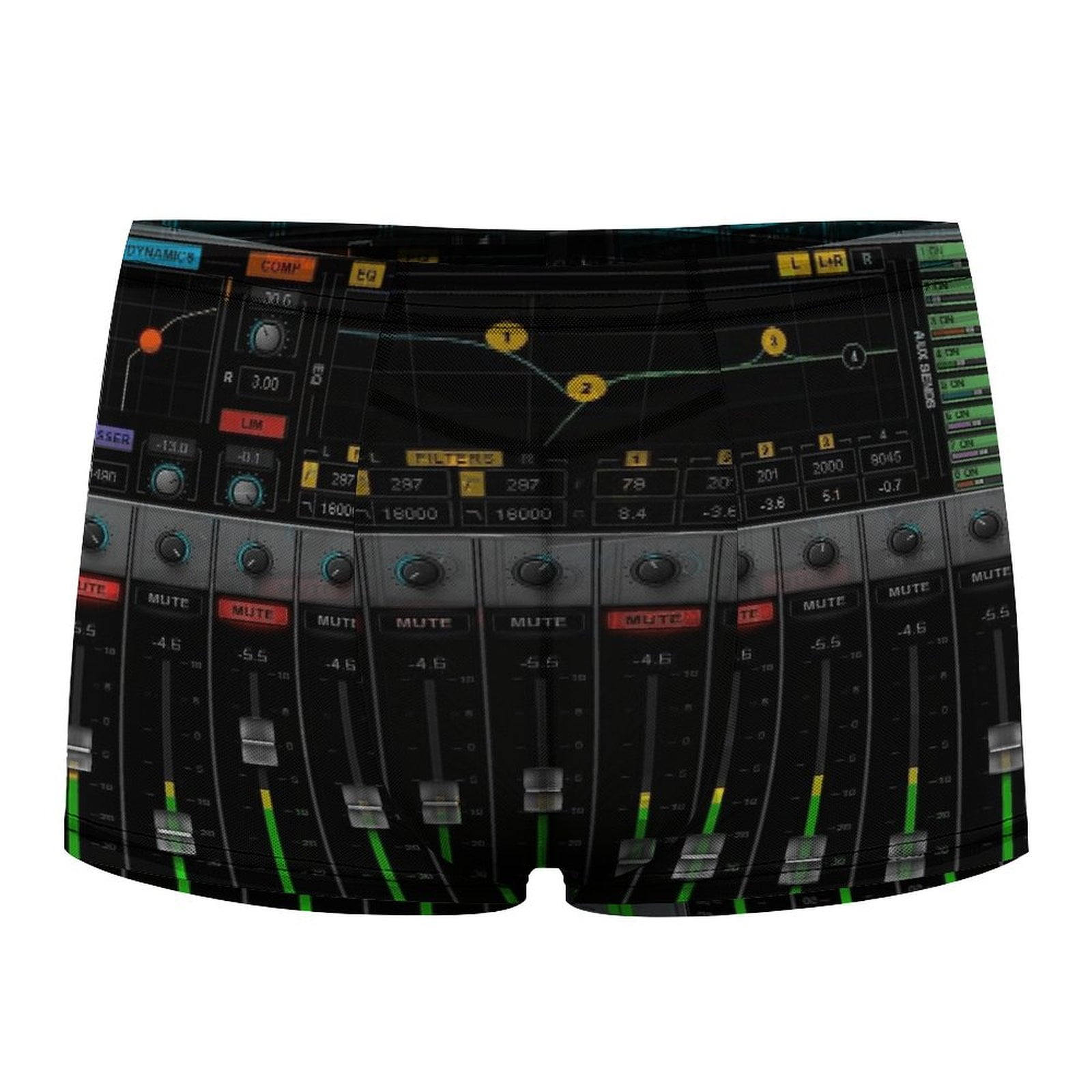 Mixing Console Men's Mesh Boxer Briefs Cooling Breathable Sports ...