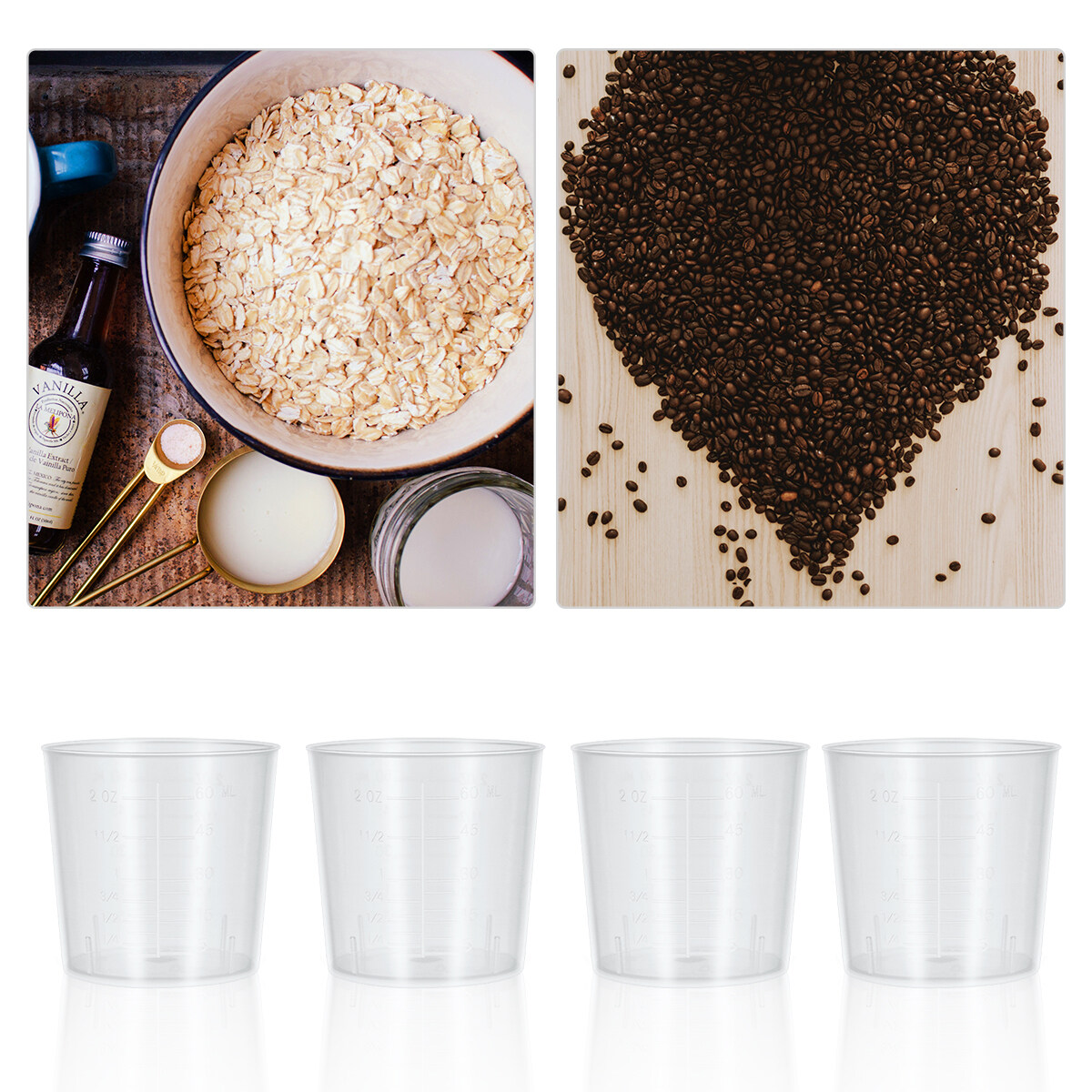 Mixing Cup Liquid Measuring Cups Beaker Graduated - Walmart.com