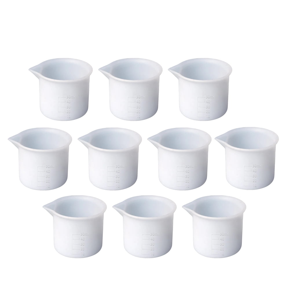 MEIBUTYUP Epoxy Resin Measuring Cups Set with Silicone Handles, Tools ...