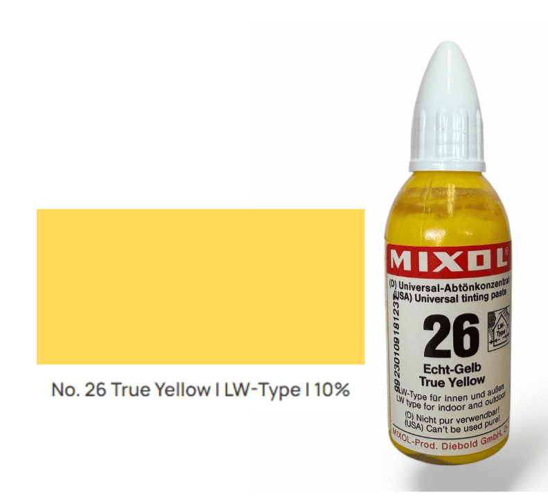 Mixol: A Multipurpose Tinted Base & Universal Colorant - True Yellow ...
