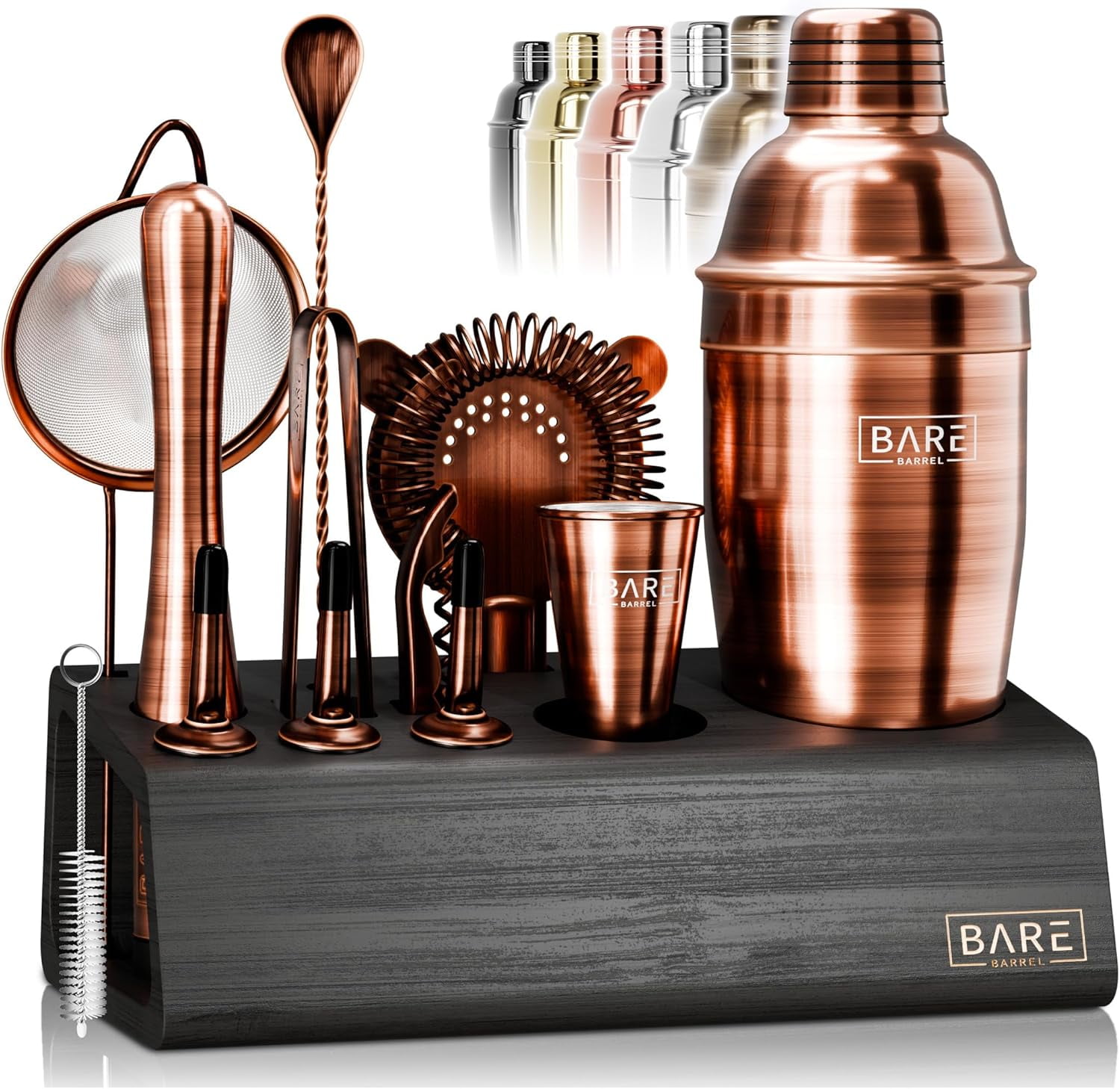 ® Mixology Bartender Kit Bar Set | 14-Piece Cocktail Shaker Set | Martini Barware Mixing Tools ...