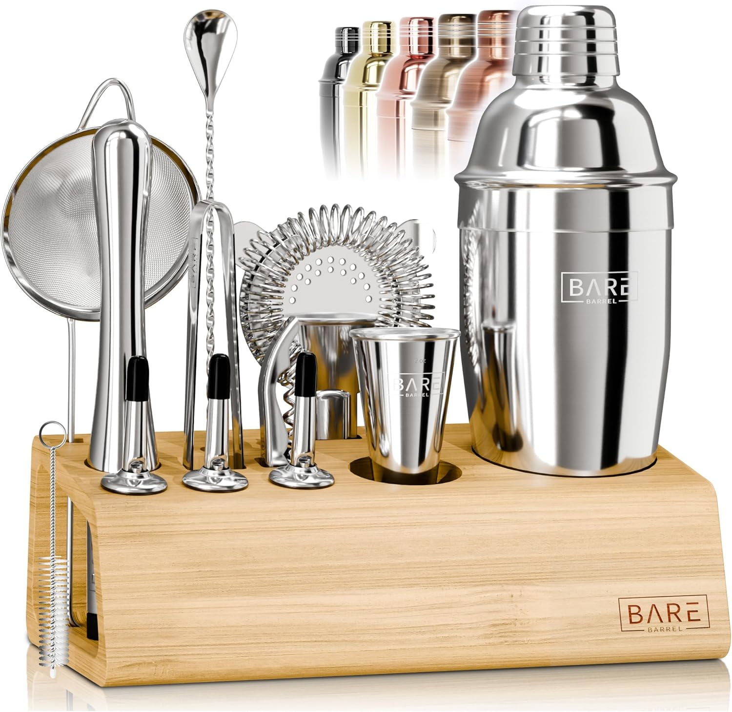 ® Mixology Bartender Kit Bar Set | 14-Piece Cocktail Shaker Set ...