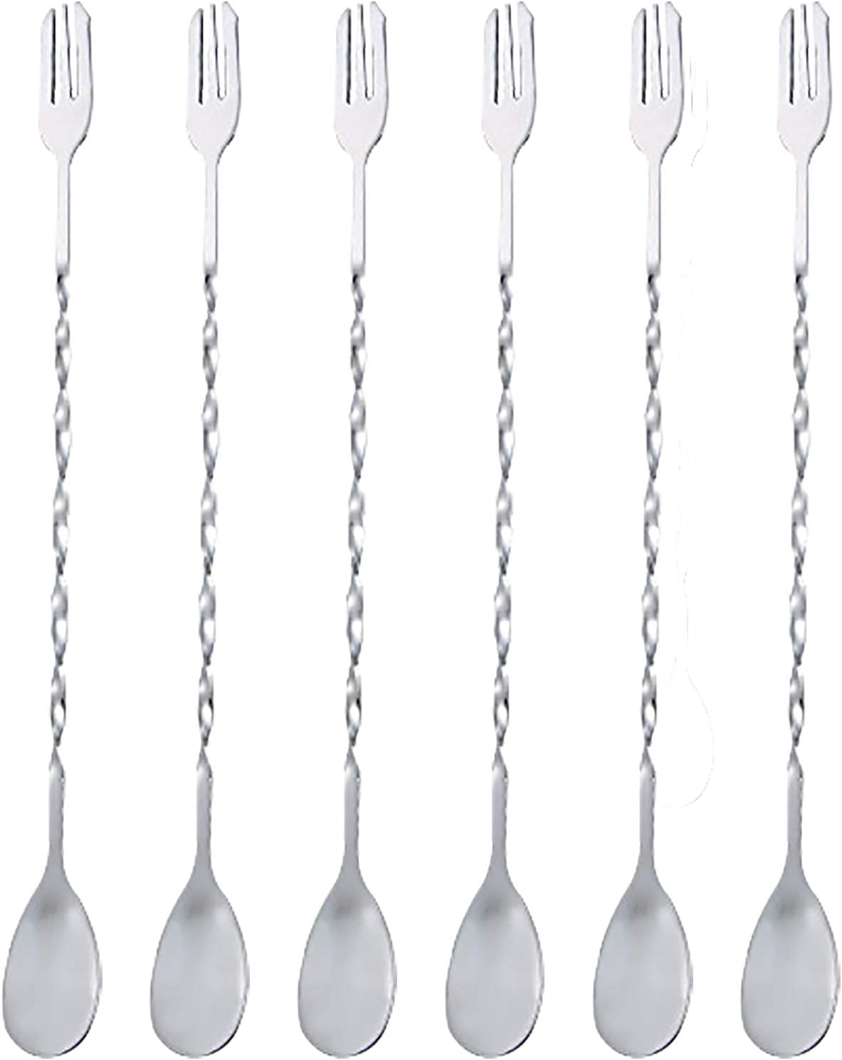 Mixology Gear, Fruit Fork Tip For Easy Snack Retrieval, Twisted Stem ...