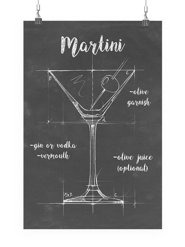 Mixology Martini Poster - Ethan Harper Designs, - Walmart.com