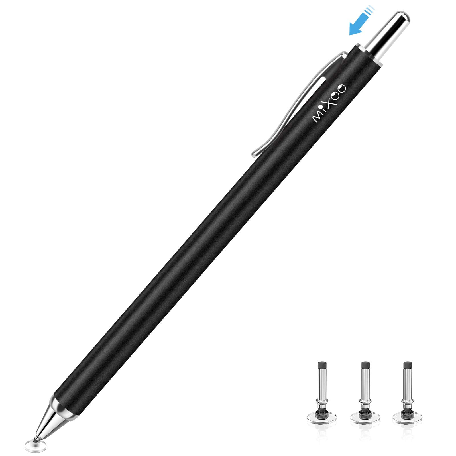 Mixoo Retractable Stylus for Touch Screens - High Sensitivity Universal ...