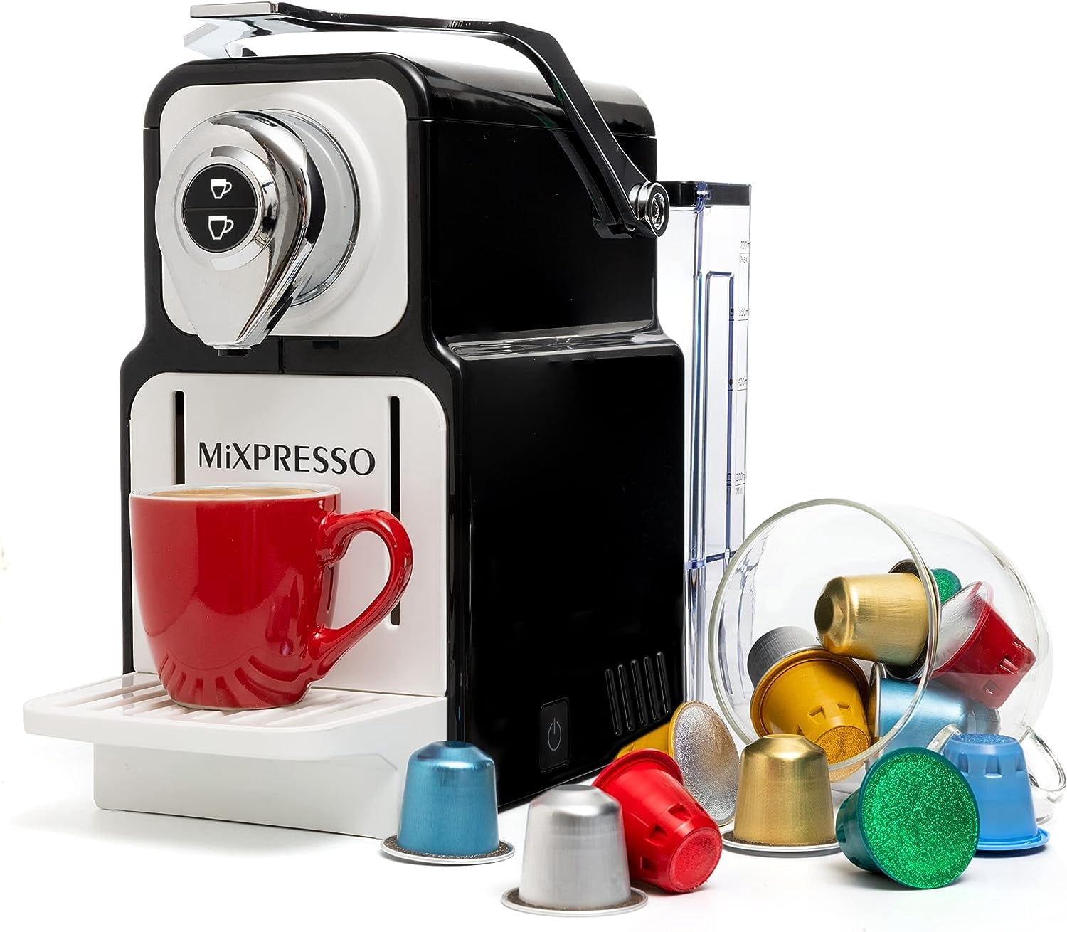 Mixpresso Barista Cafe Espresso Machine, 19-Bar Single Serve Coffee ...