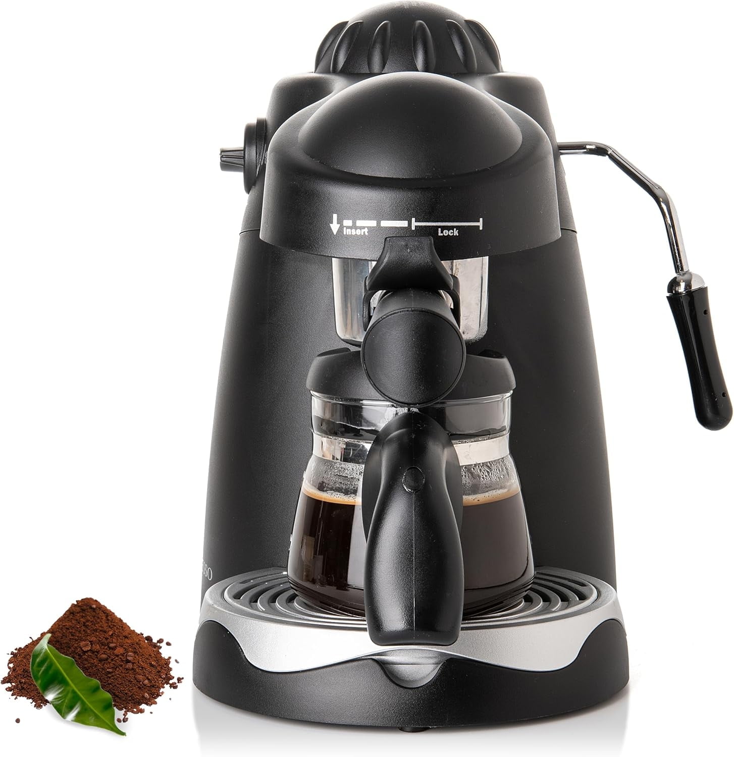 Mixpresso Espresso Maker, 3.5 Bar Espresso Machine with Milk Frother, 4 ...