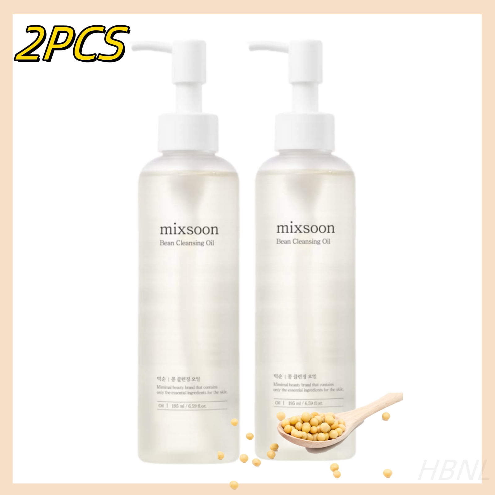 Mixsoon Bean Cleansing Oil 6.59 fl oz / 195ml Korea Glass Skin Care ...