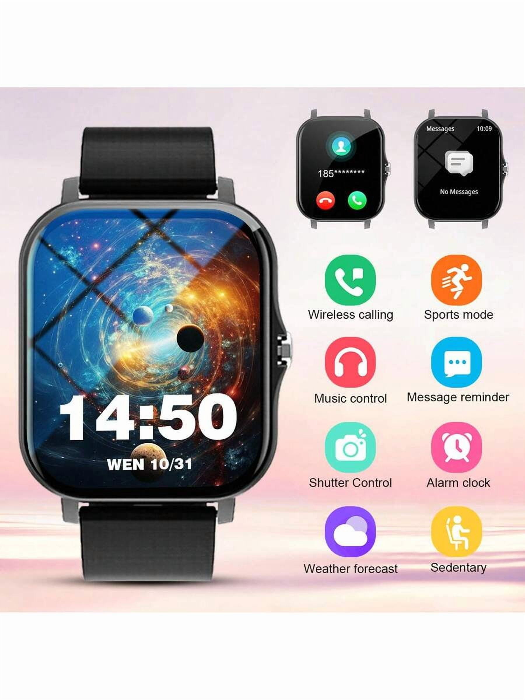 MixtataDi Smart Watch,Multifunctional Sports Smartwatch, Wireless Calls ...