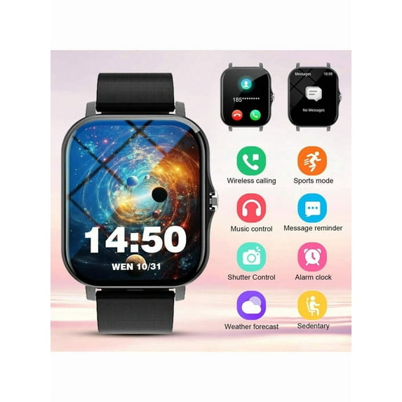 MixtataDi Smart Watch,Multifunctional Sports Smartwatch, Wireless Calls ...