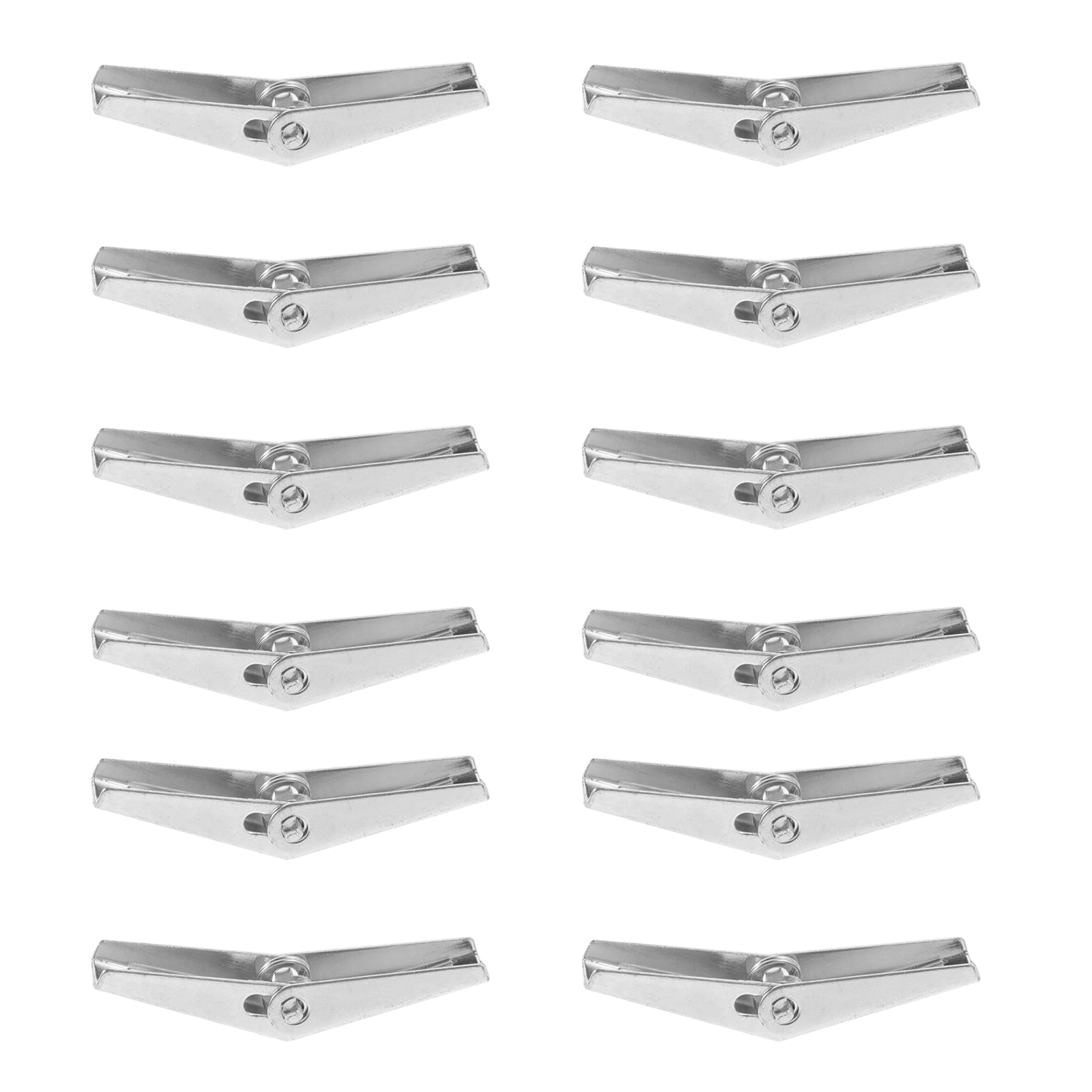 Mixtlocalior 12pcs Toggle Bolt Wing Nut Hanging Heavy Drywall Anchors ...