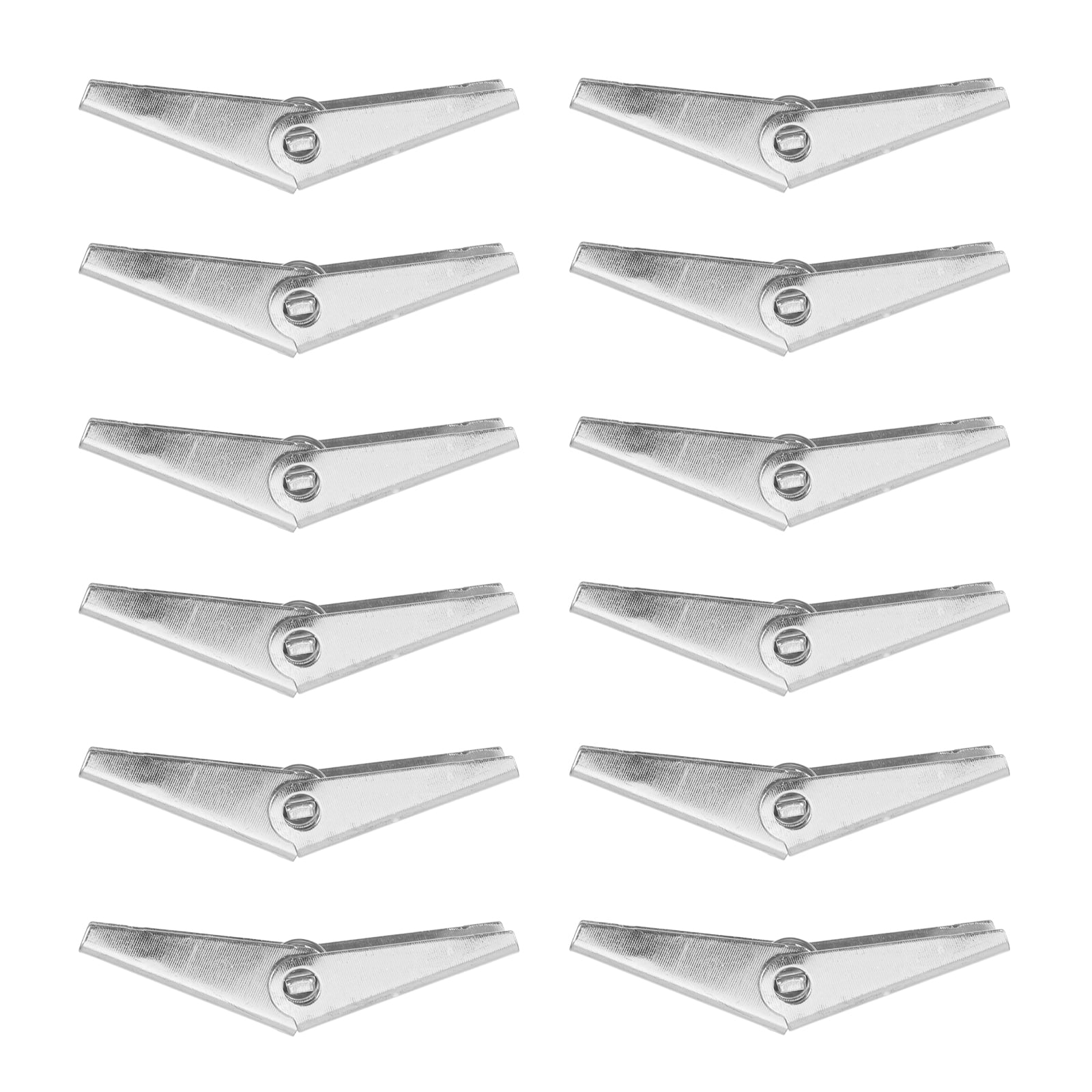 Mixtlocalior 12pcs Toggle Bolt Wing Nut Hanging Heavy Drywall Anchors ...