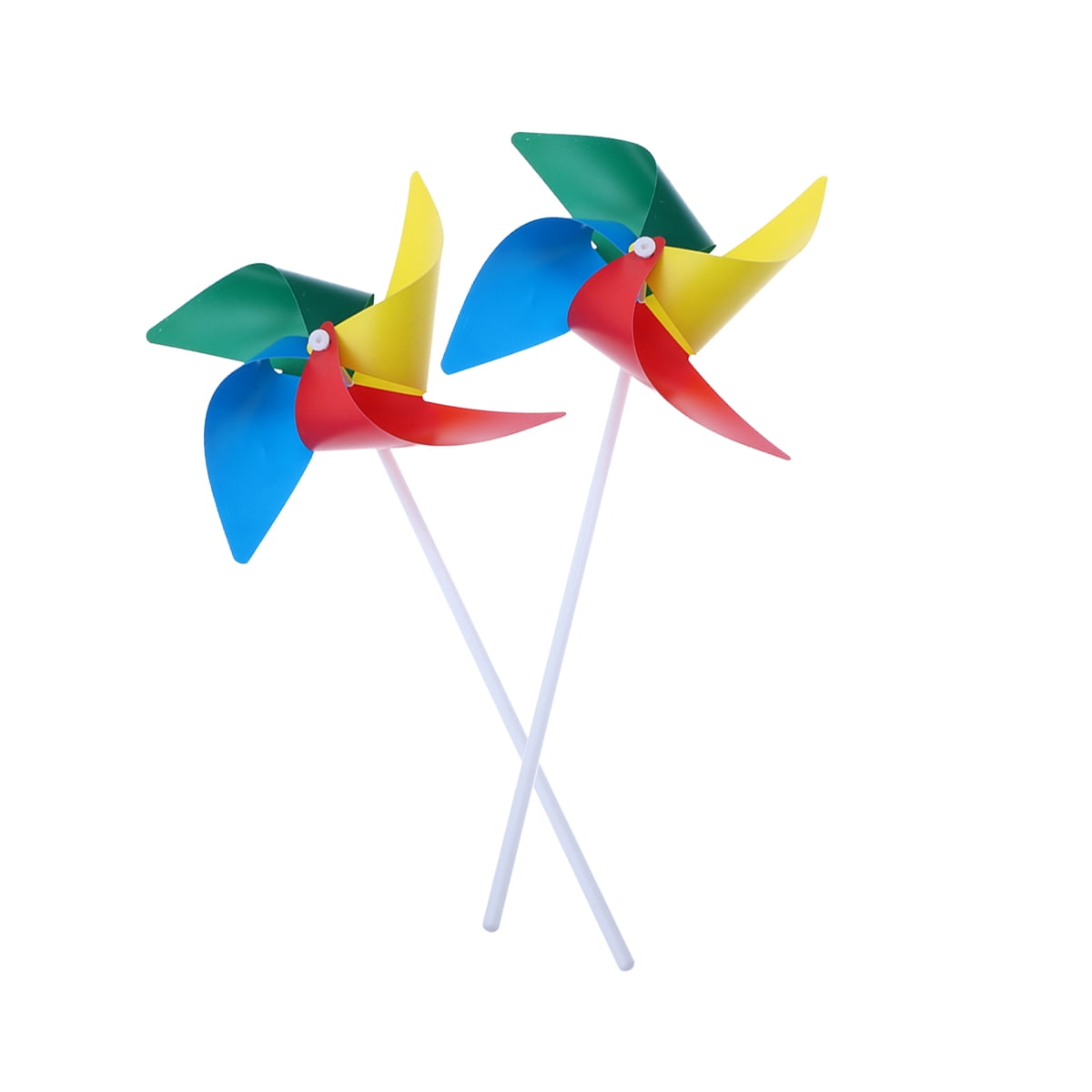 Mixtlocalior 20 Pcs Plastic Windmill Colorful Pinwheel Wind Kids Toys ...