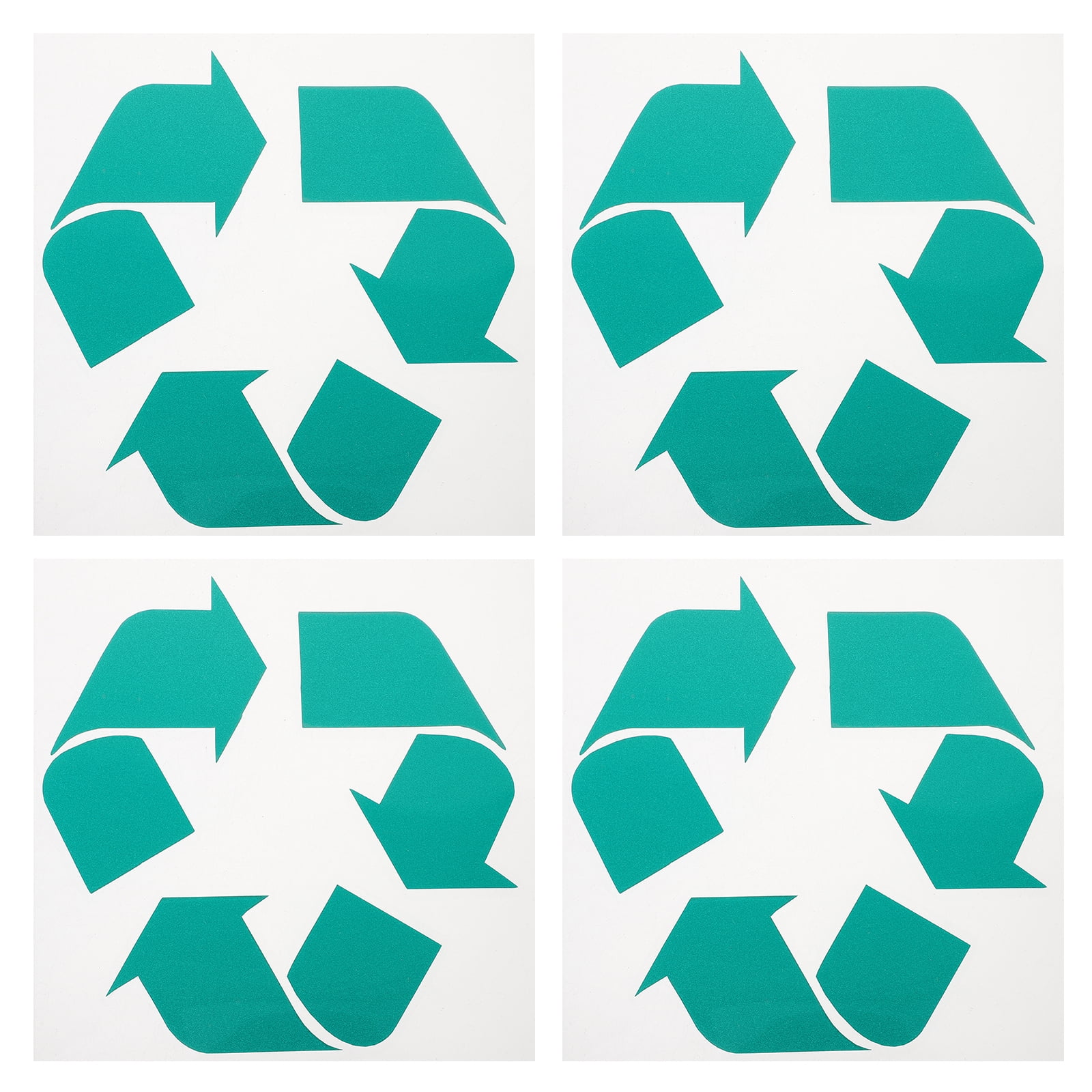 Mixtlocalior 4 Pcs Recycle Stickers Trash Bin Labels Premium Self ...