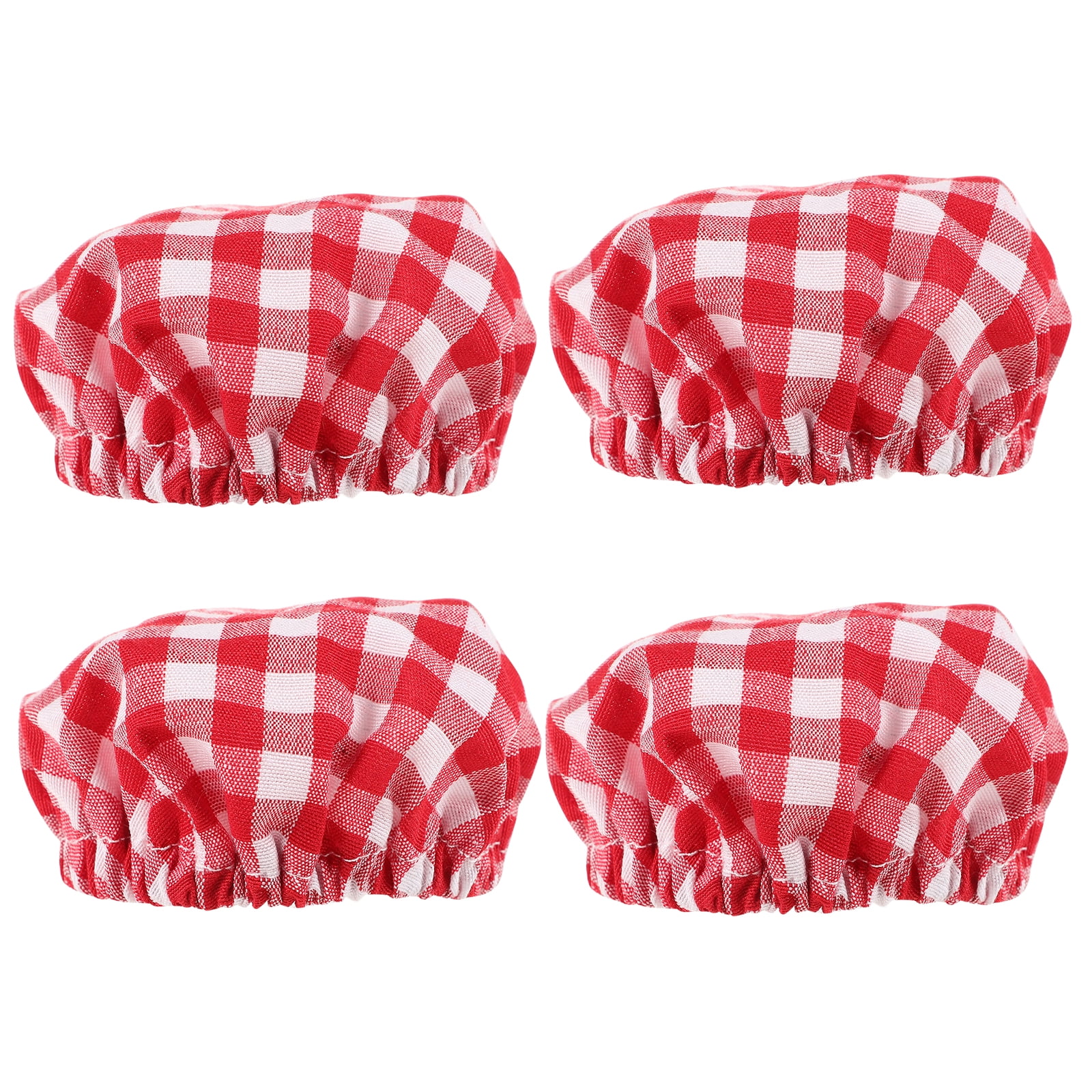 Mixtlocalior 4pcs Cloth Covers For Sourdough Starter Jars Plaid Cloth ...