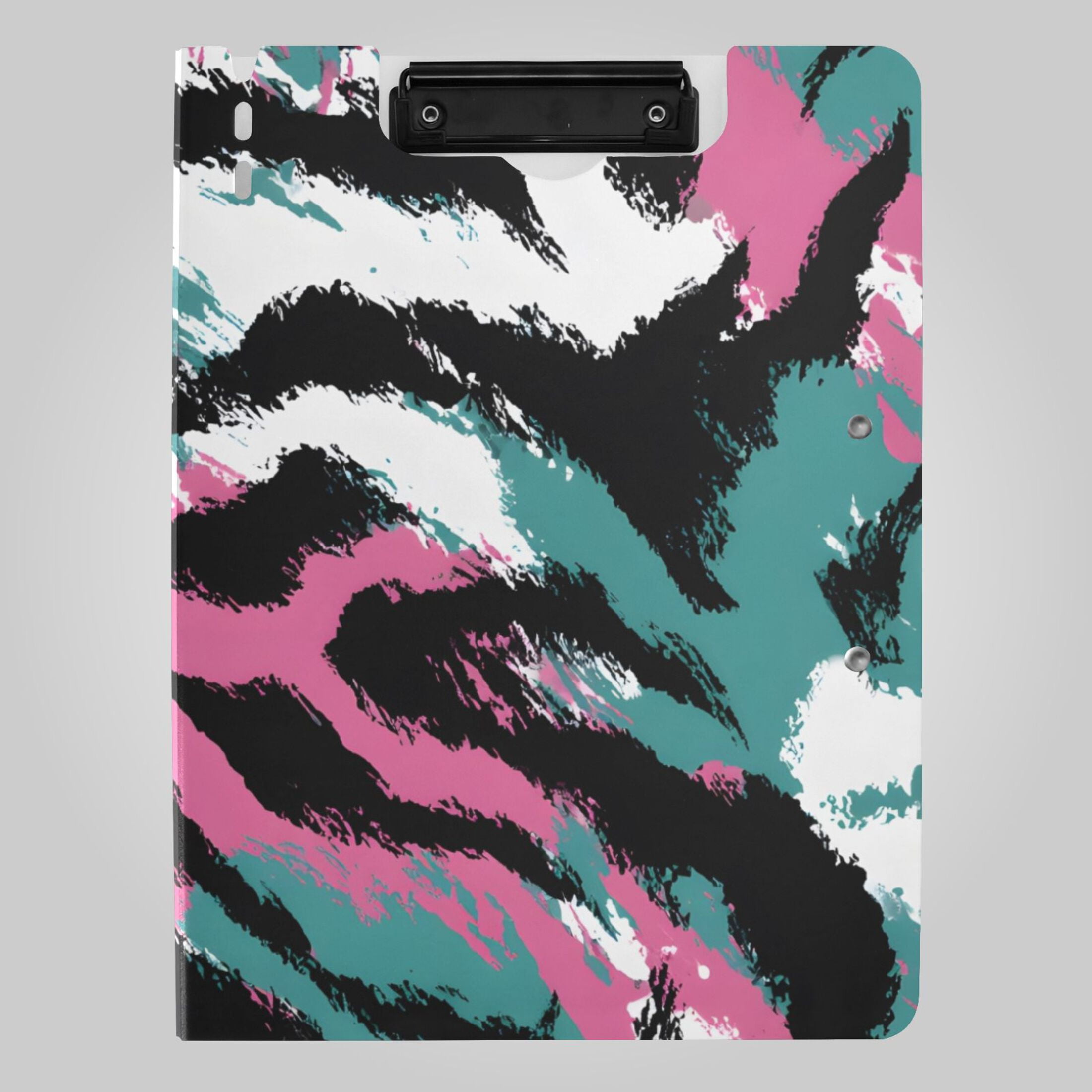 Mixture Color Animal Skin Foldable Binder Folder Clipboard with Pen ...