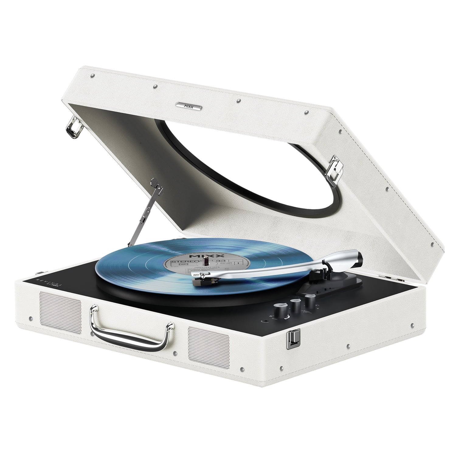 Mixx Revival 65 Bluetooth Belt Drive Plastic Turntable w/ Silicone Mat ...