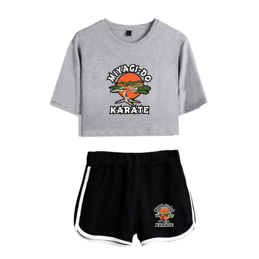 Miyagi Do Karate Merch Cobra Kai Tops Two Piece Set Shorts+Lovely ...