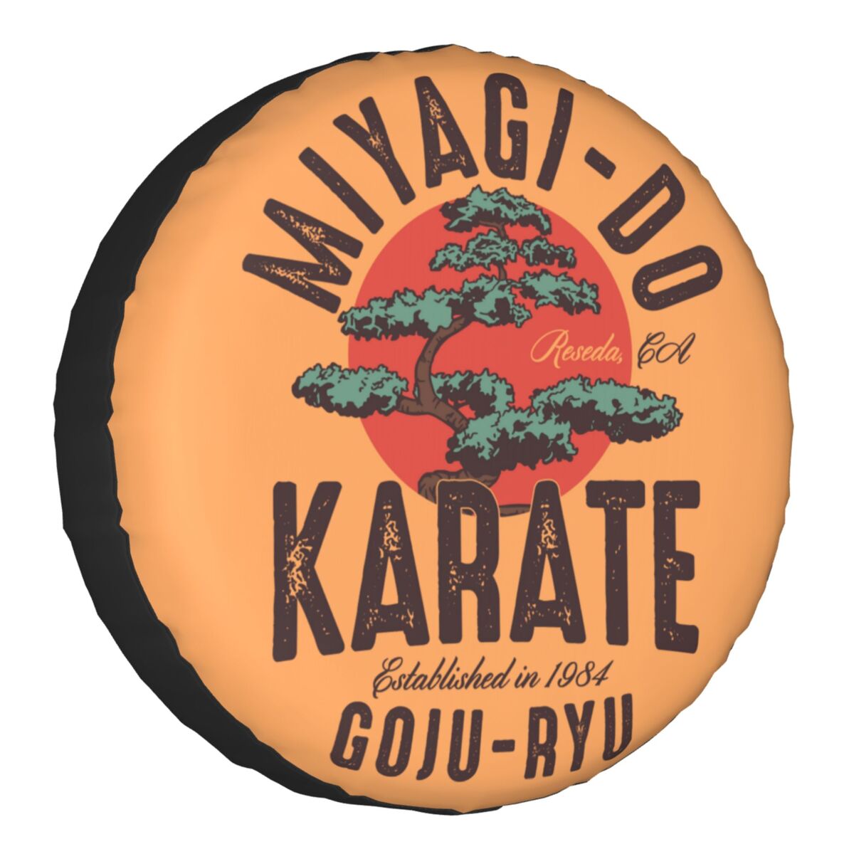 Miyagi-Do Karate Spare Tire Cover for Prado Pajero The Karate Kid 4WD ...