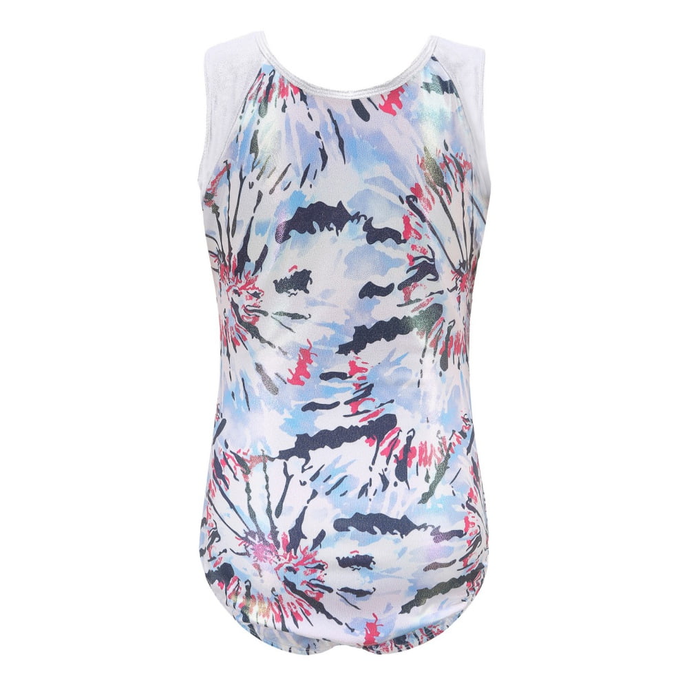 Miyanuby Sleeveless Gymnastics Leotards for Girls One-piece Sparkle ...