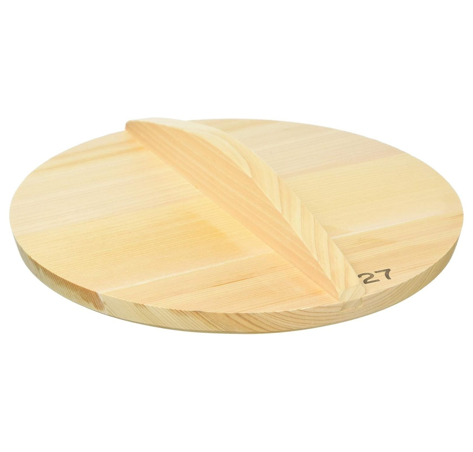 Miyanurushi Craft AKB02027 Thick Sawara Wooden Lid, For 10.6 inches (27 cm), Sawara Wood, Made ...