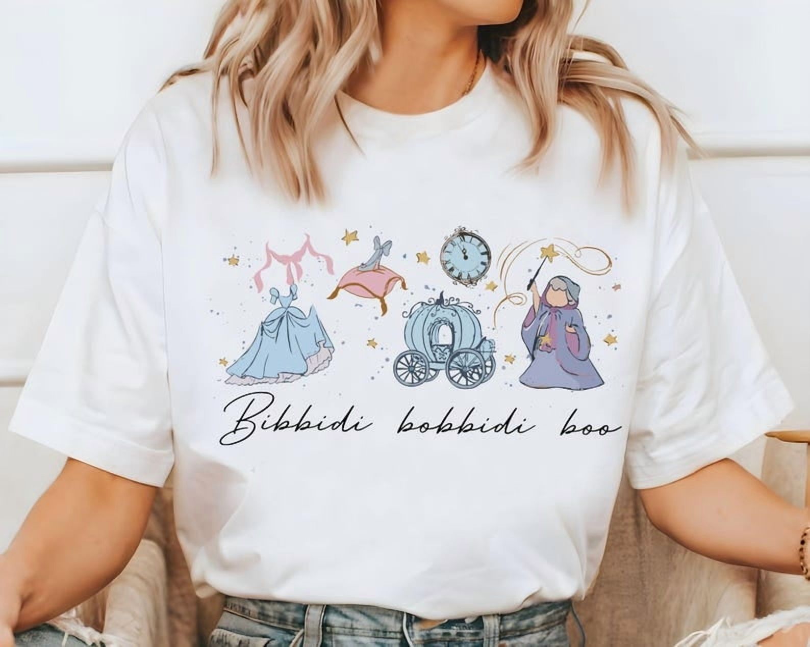 MiyazakiLy Cinderella Princess Watercolor Shirt, Disney Family Trip Tee ...