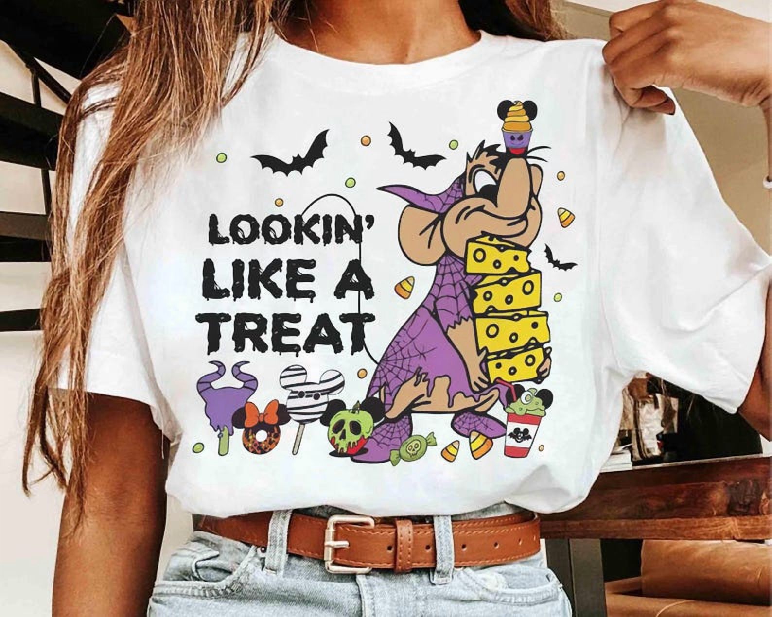 MiyazakiLy Disney Gus Gus Halloween Shirt, Lookin' Like a Treat Tee ...