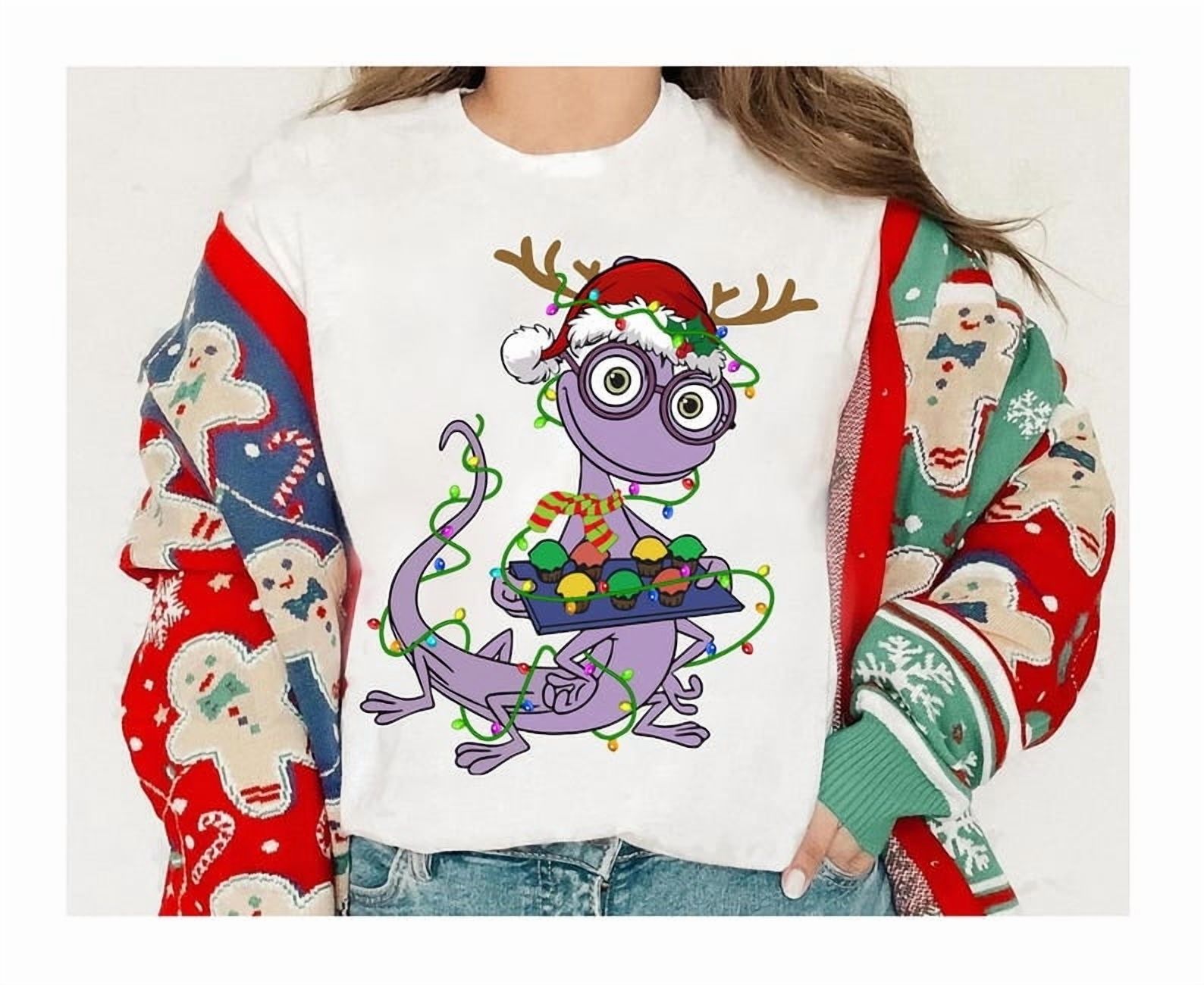 MiyazakiLy Disney Monster Inc Group Christmas Lights Shirt, Mike, Sully ...