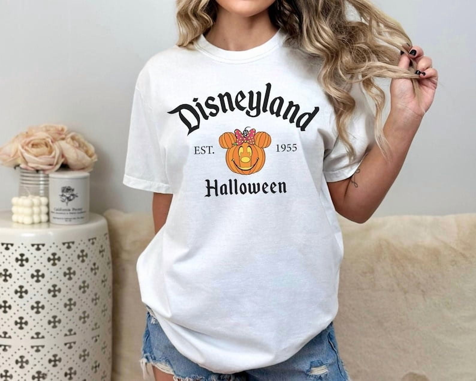 MiyazakiLy Disneyland Minnie Pumpkin Halloween Est 1955 - Walmart.com