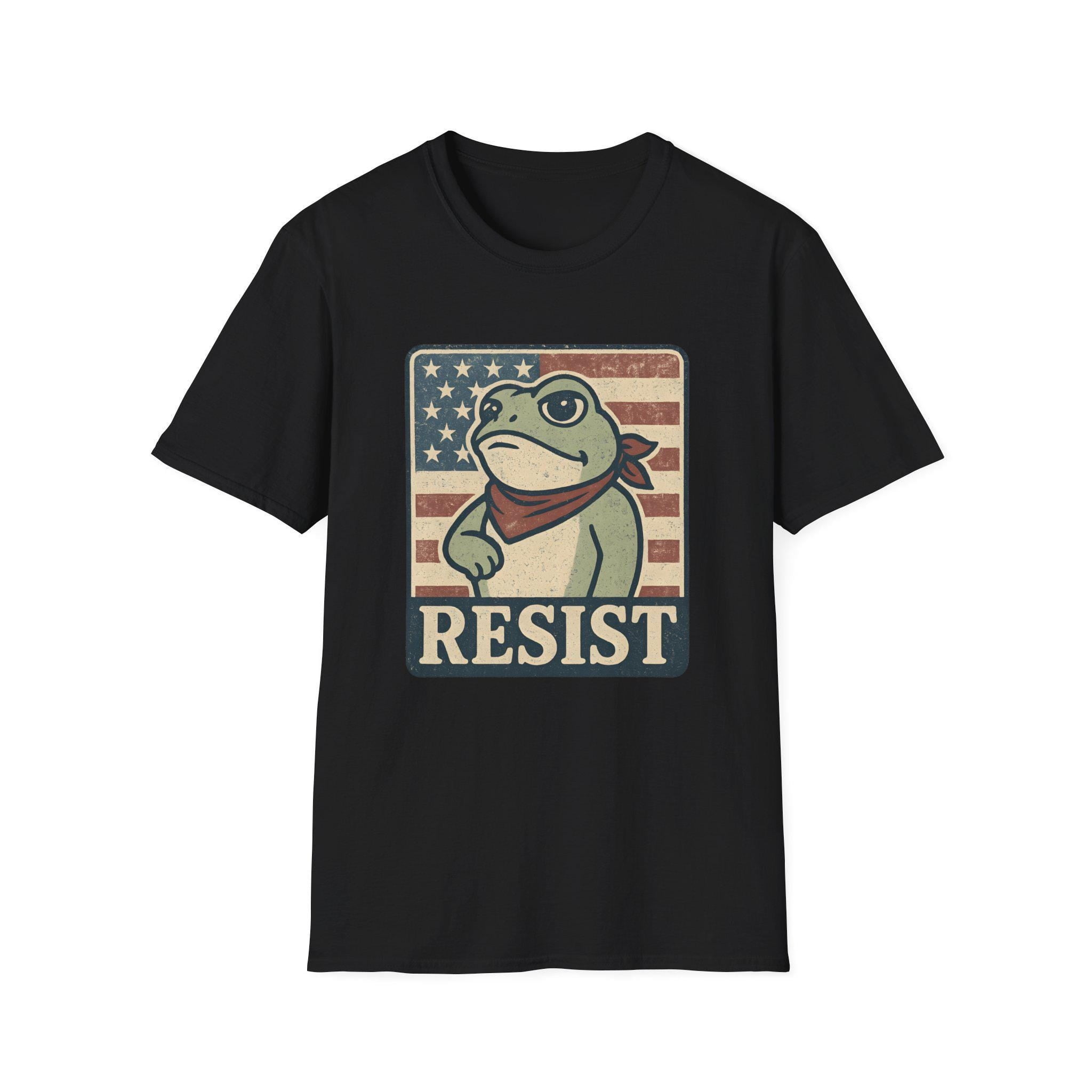 MiyazakiLy Retro Frog Resist T-Shirt, Empowering Quote Vintage Style ...