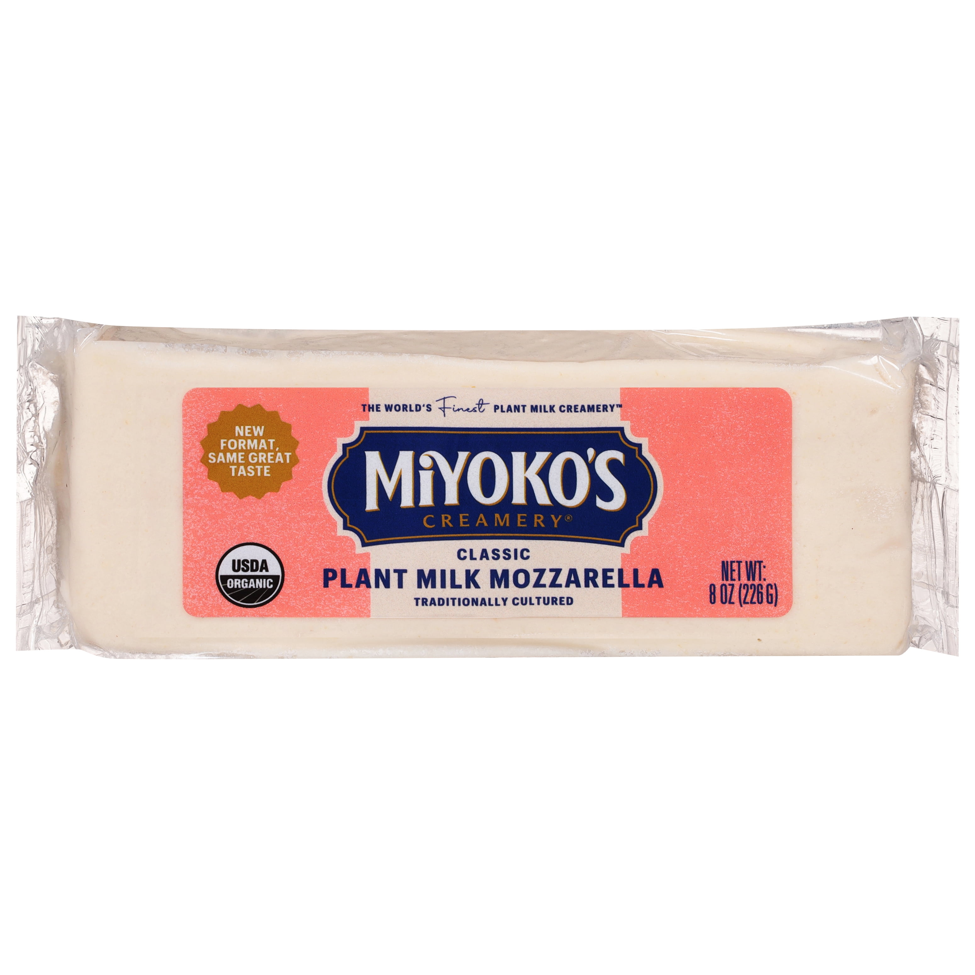 Miyoko’s Creamery Organic Cashew Milk Vegan Mozzarella Cheese Brick 8 ...