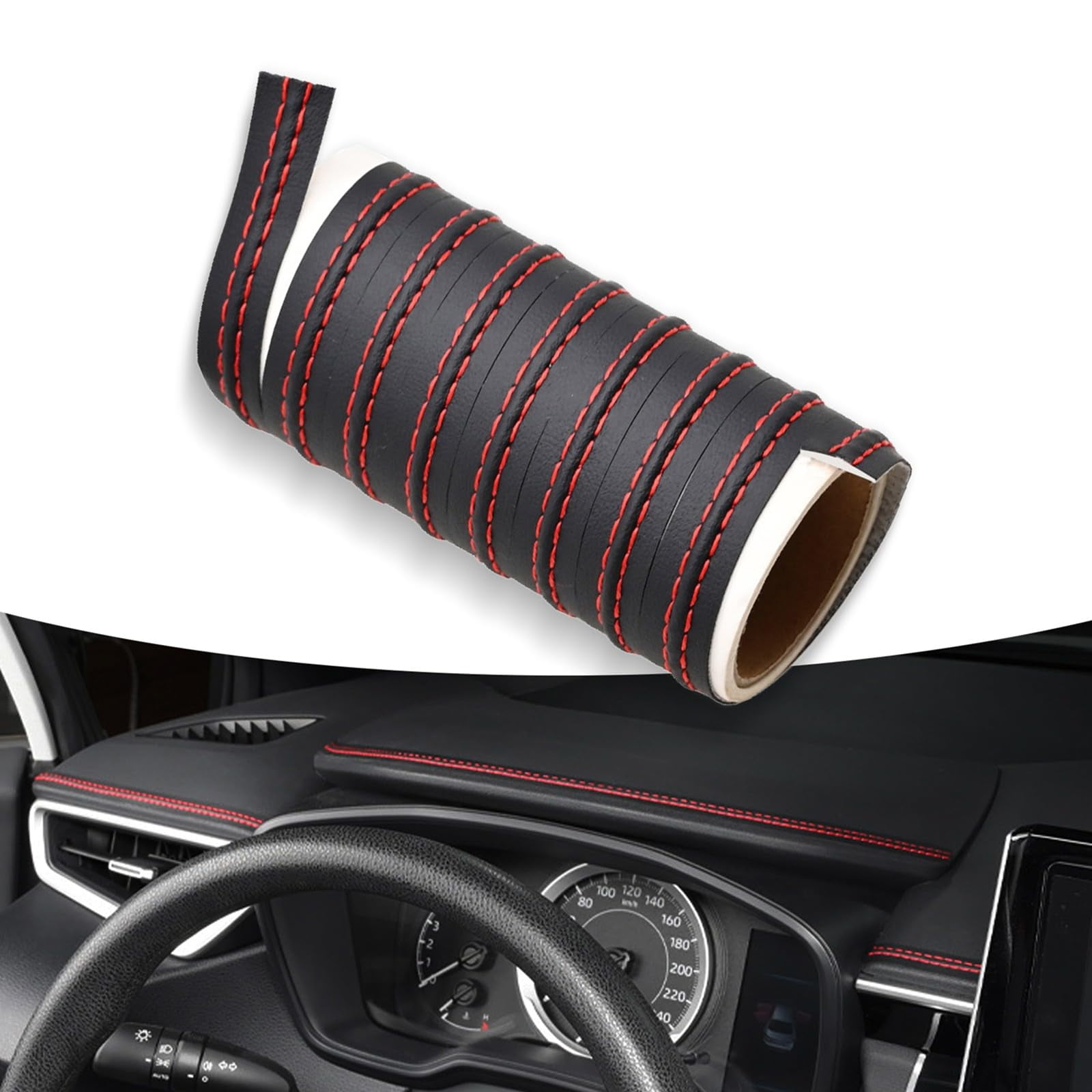 Miytsya 1 PC OIF8 Interior Trim Strip, 6.5Ft Door Gap Instrument Panel ...