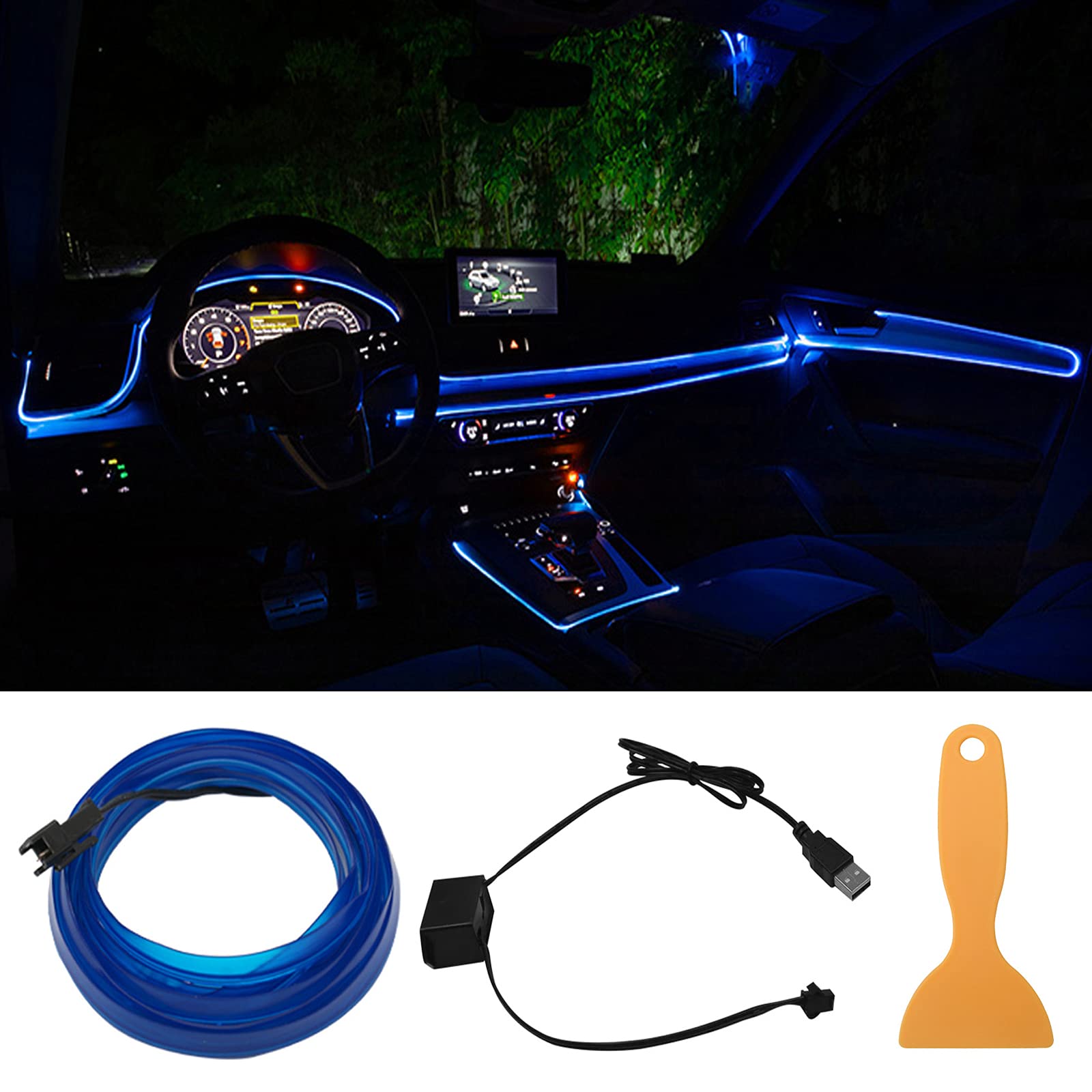 Miytsya Pack-1 Led Lights RRF12 for Car, 59 Inches Flexible Waterproof ...
