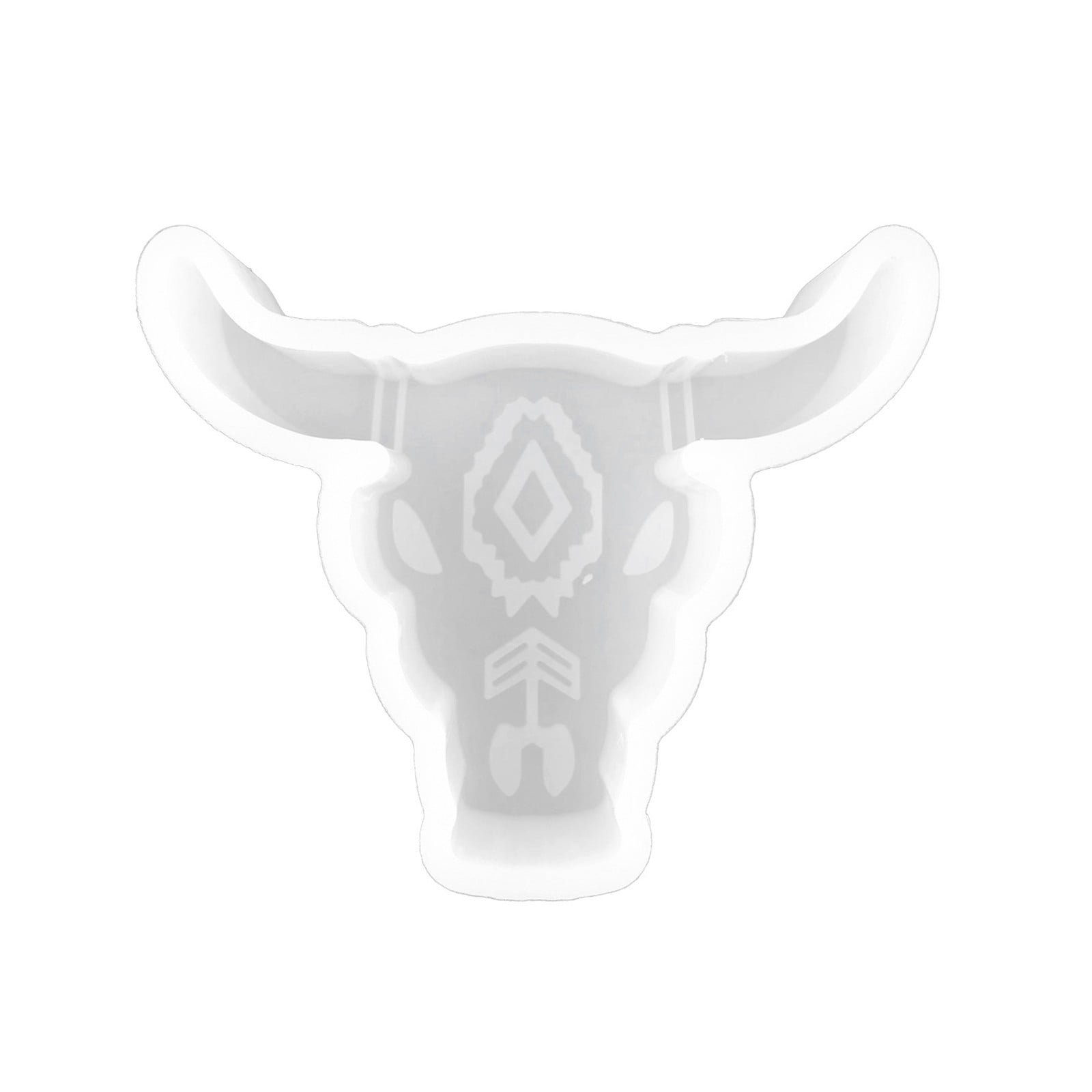 Miyuadkai 3D OX Creative Resin Molds Silicone Resin For DIY Topper ...