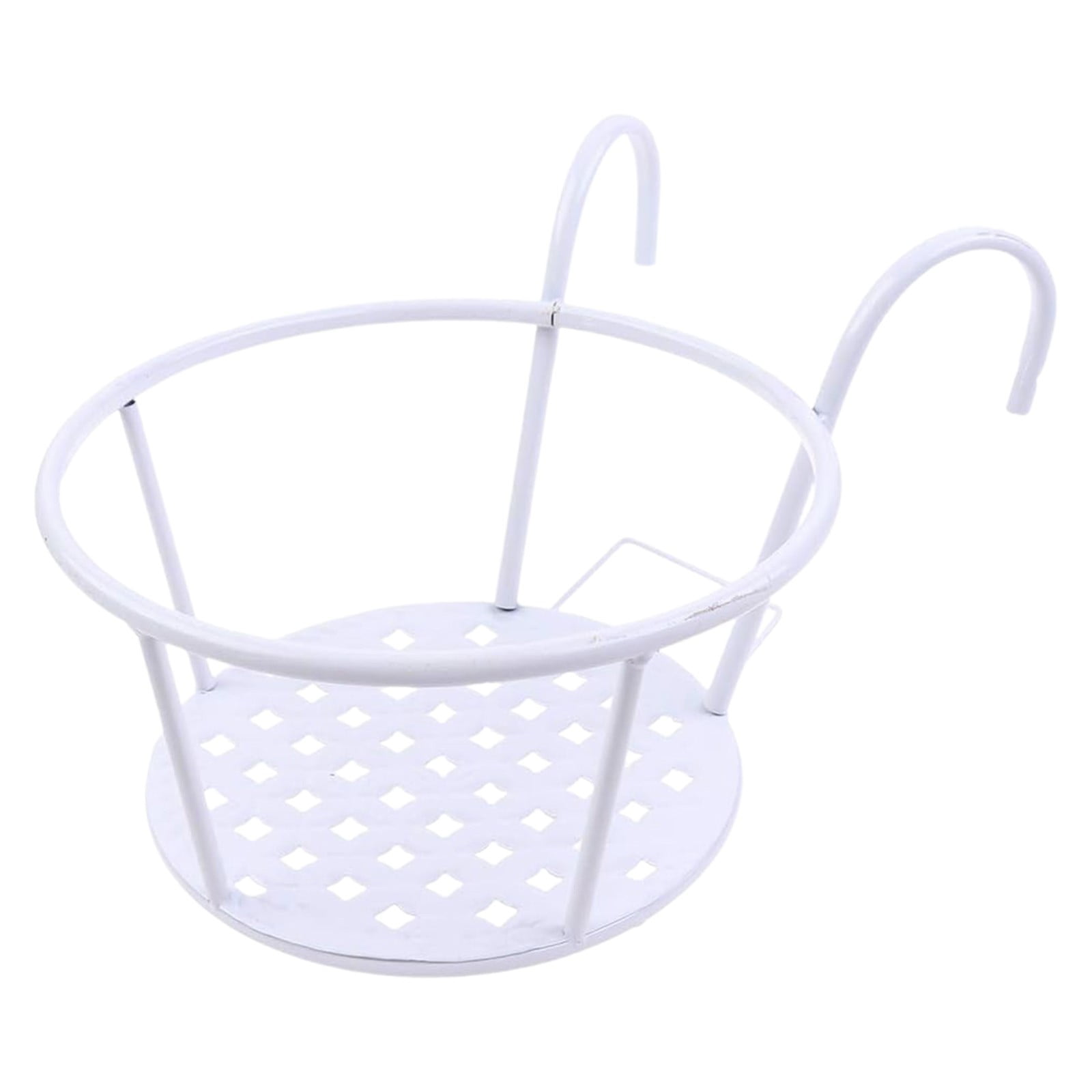 Miyuadkai Bold Style Window Flower Stand with Hooks White - Plant ...