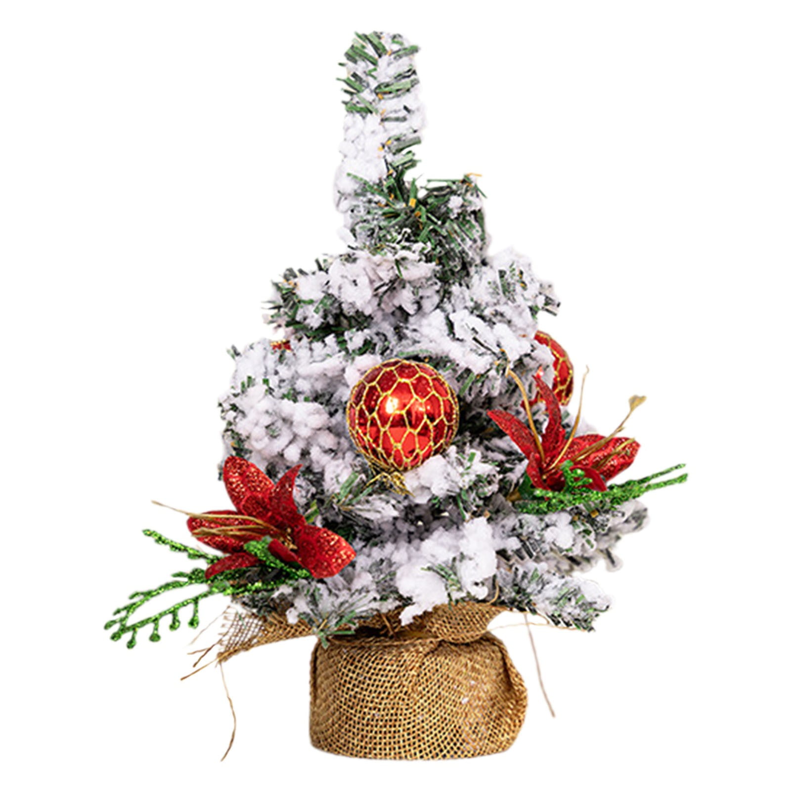 Miyuadkai Christmas Simulation Snow Mini Christmas Tree A, Christmas ...