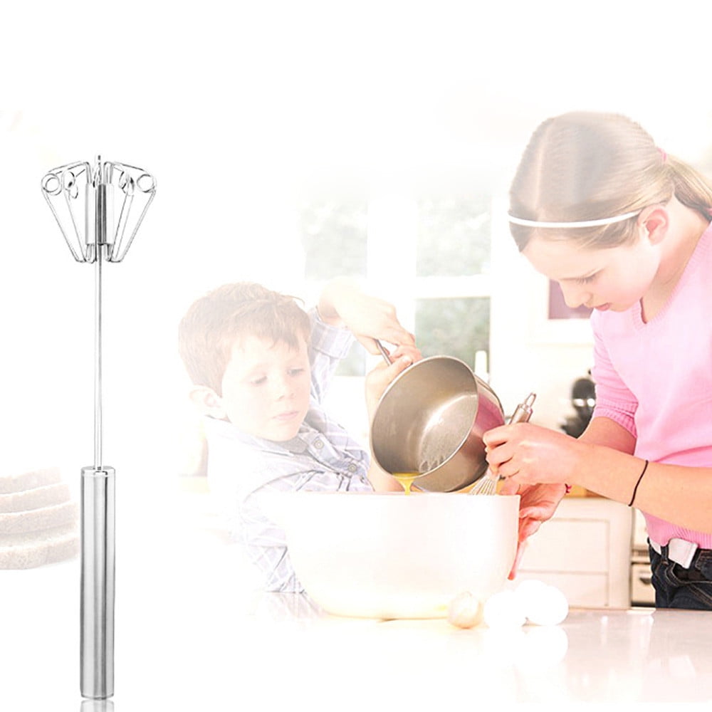 Miyuadkai Egg Beater Clearance Semi-Automatic Egg Whisk Balloon Beater ...