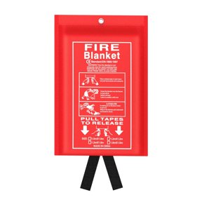 Gofire Fiberglass Fire Blanket 39x39 Inches for Emergency Fire ...