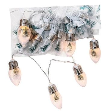 Snowflake String Lights, 33 ft LED String Lights with 2 Modes, Battery ...