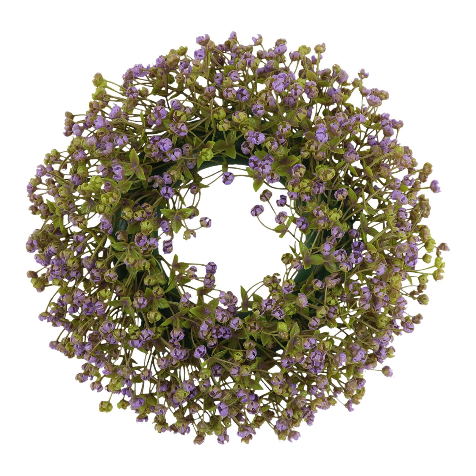 Miyuadkai Purple Artificial Bluebell Wreath for Autumn Front Door ...