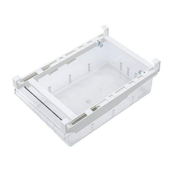 Fridge Drawer Organizer, Retractable Drawer Refrigerator Storage Box ...