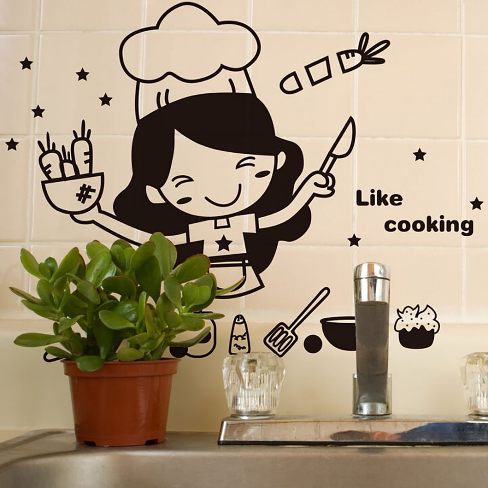 Miyuadkai Stickers Clearance Kitchen Light Switch Sticker Cute Cook ...