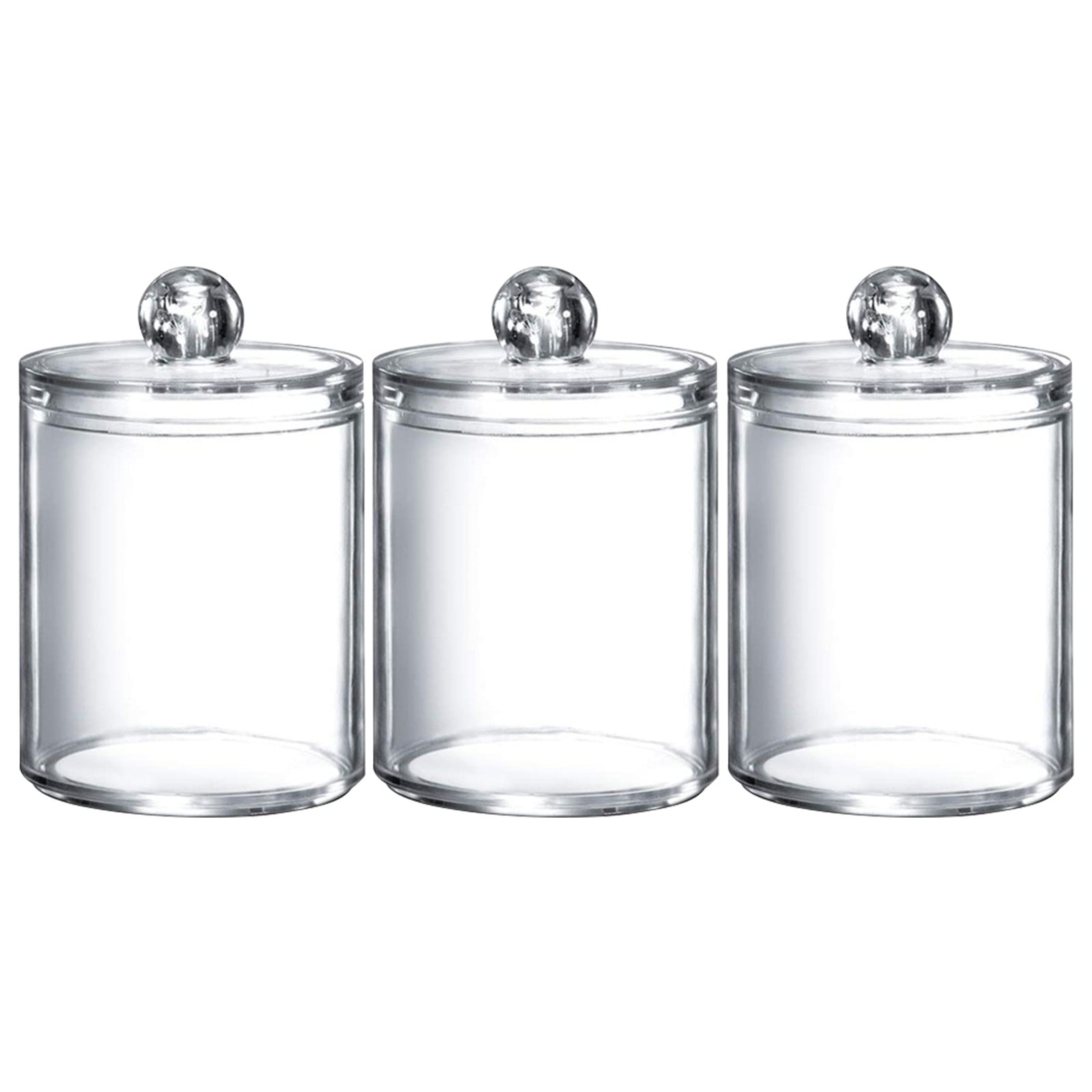 Miyuadkai box Transparent Cotton Storage Box Round Cotton Storage Box ...