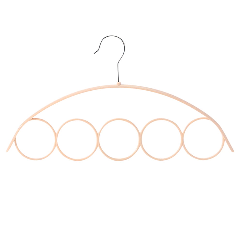 Miyuadkai hangers Shawl Scarf Hanger Belt Tie 5 Ring Rack Organizer ...