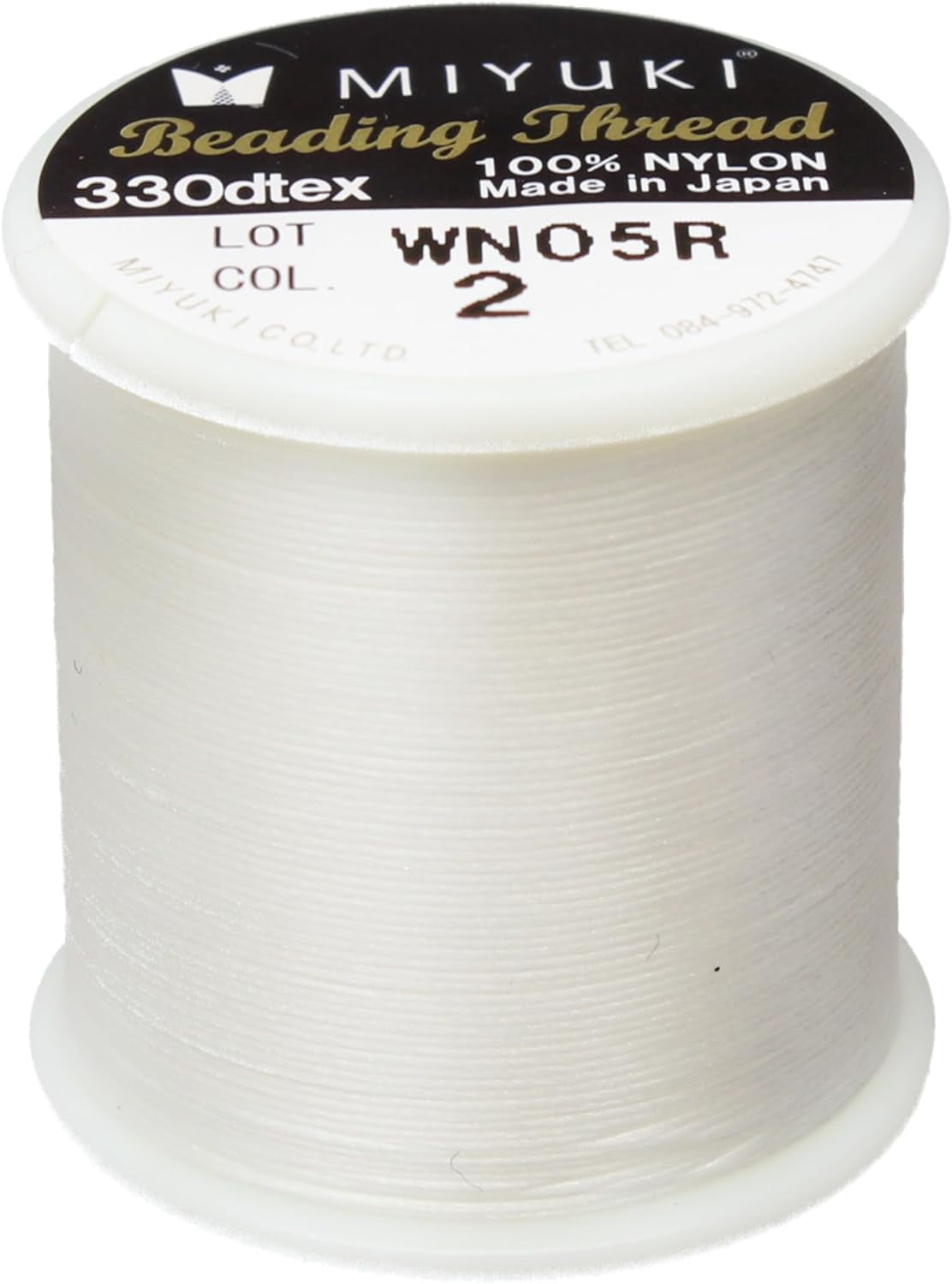 Miyuki Beading Thread – Pre-Waxed Nylon String for Stringing Projects ...